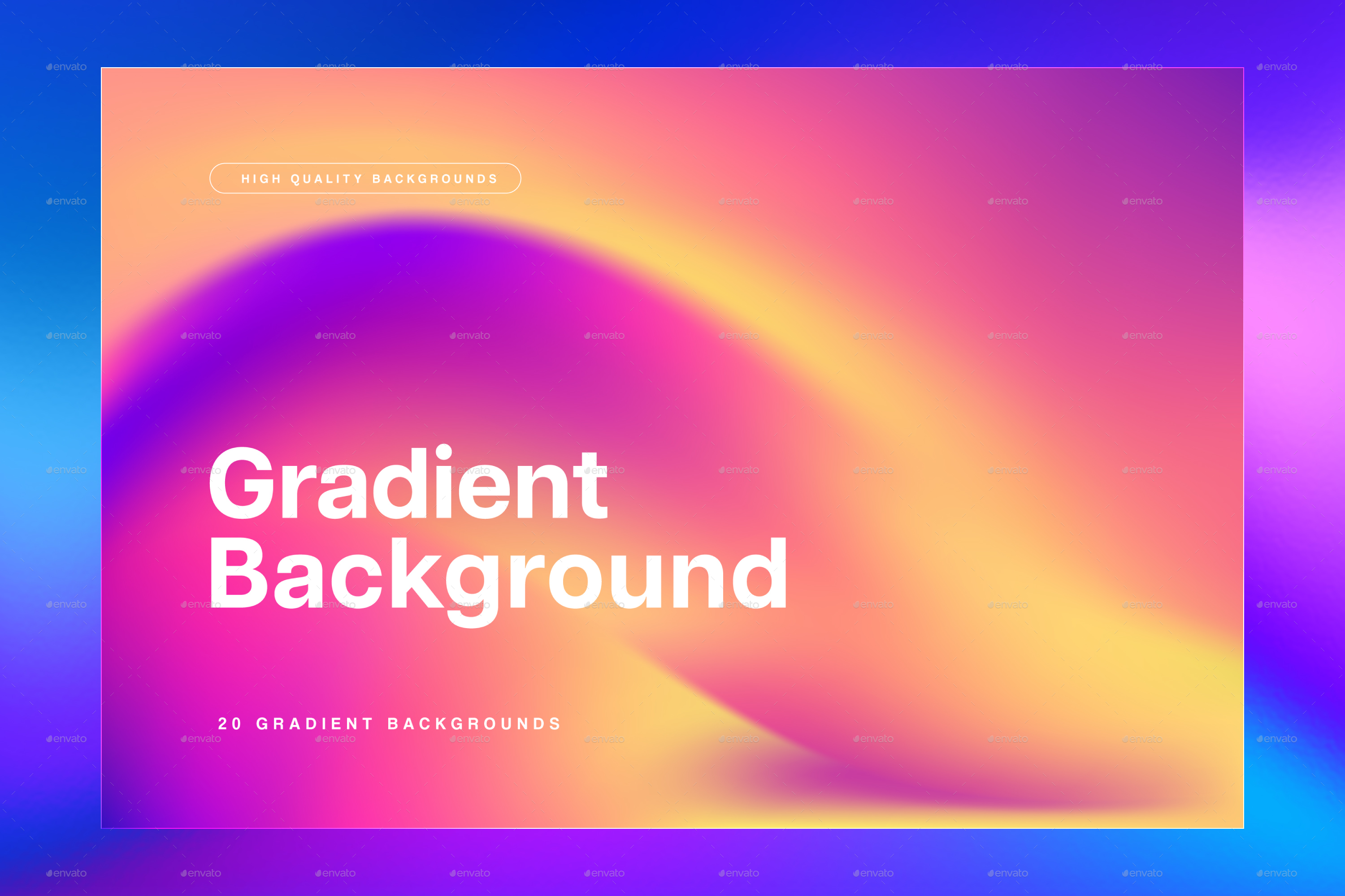Vector Gradient Backgrounds., Vectors | GraphicRiver