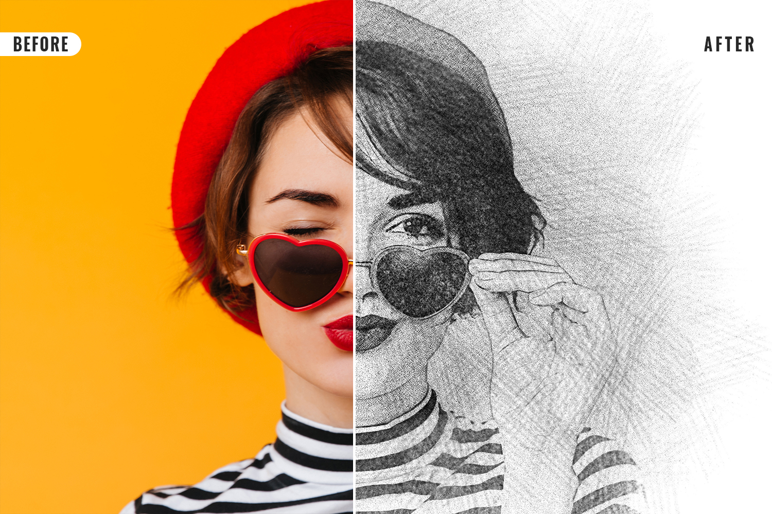 Sketch Photo Effect, Add-ons | GraphicRiver
