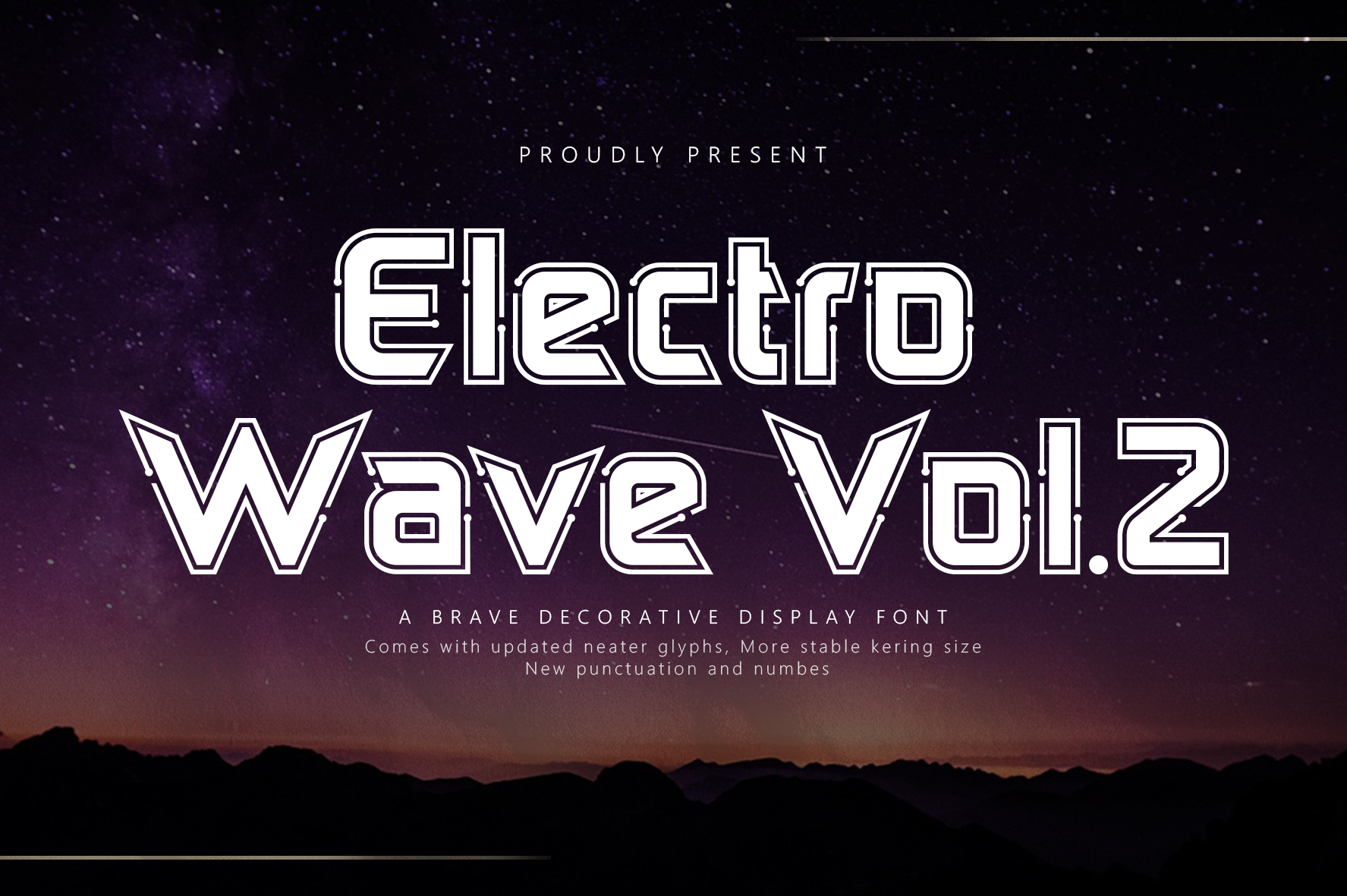 Electro Wave Vol.2, Fonts | GraphicRiver