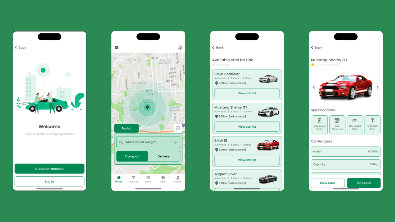 Rider app - Flutter Mobile App Template by brixetechnology | CodeCanyon