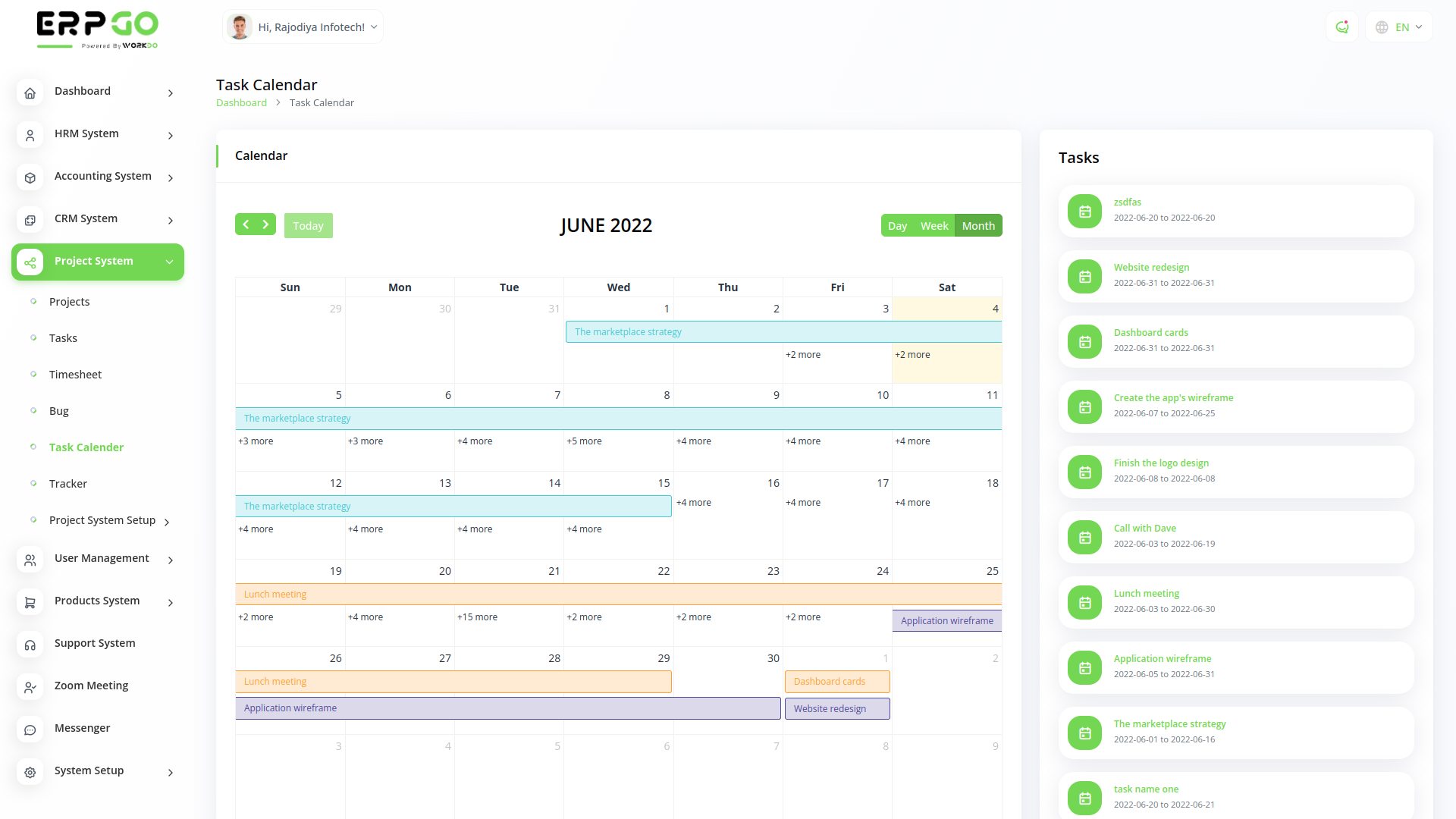 ERPGo SaaS - All In One Business ERP With Project, Account, HRM, CRM ...