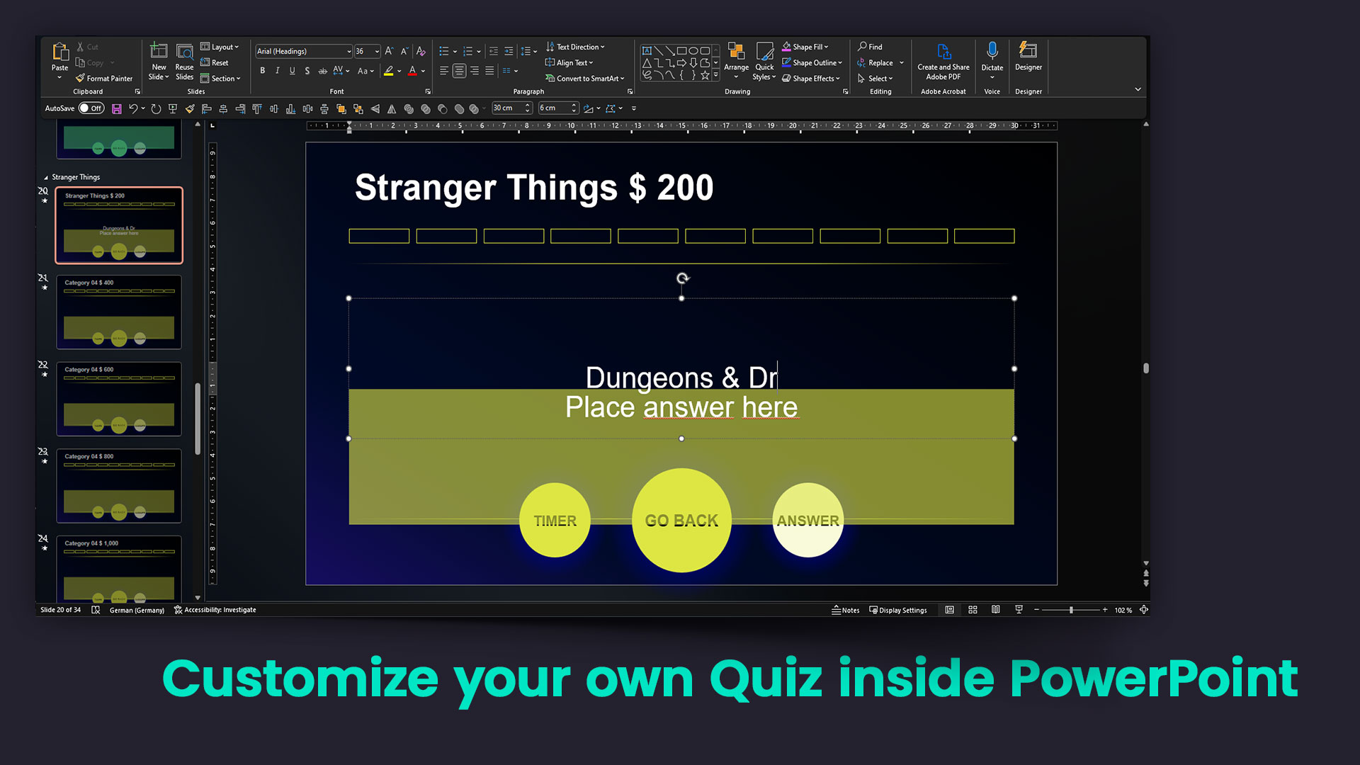 Jeoparty - PowerPoint Quiz Game, Presentation Templates | GraphicRiver