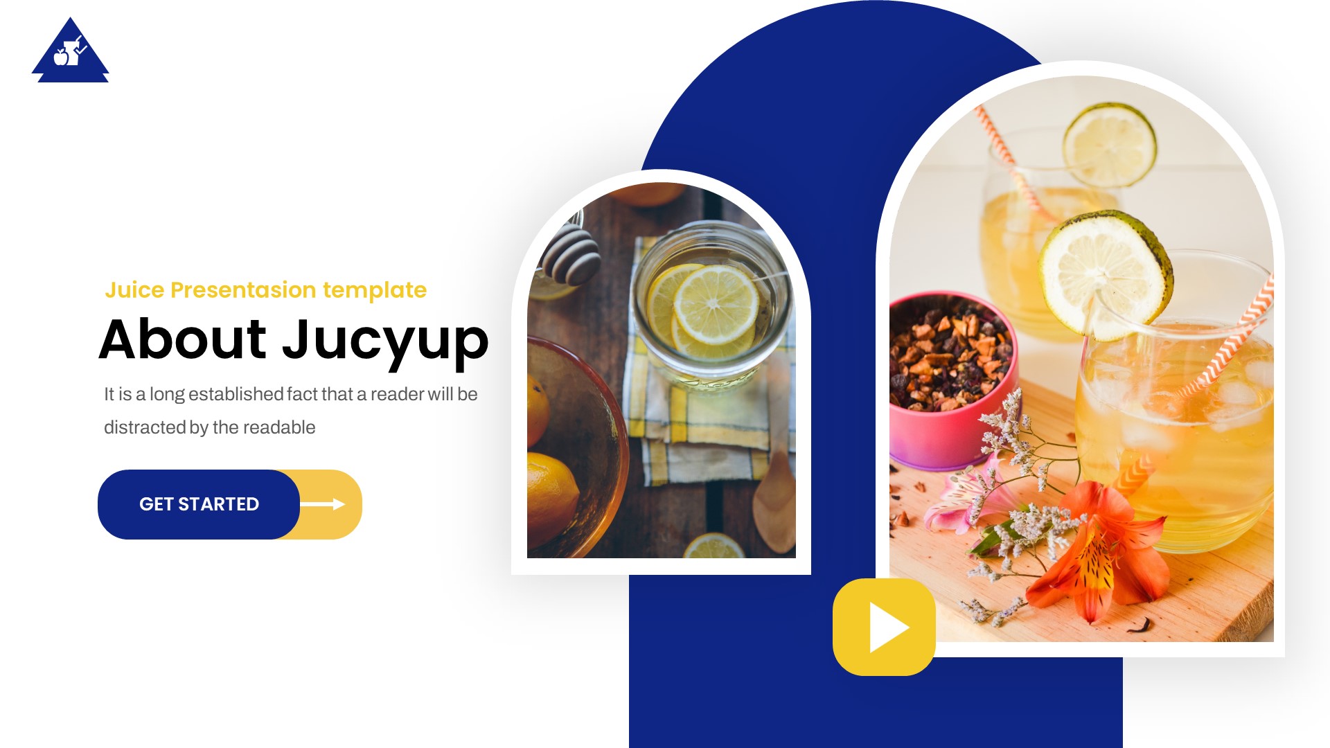 Jucyup - Fresh Juice Fruit Powerpoint Template, Presentation Templates