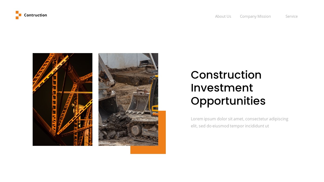 Construction Keynote Template, Presentation Templates | GraphicRiver