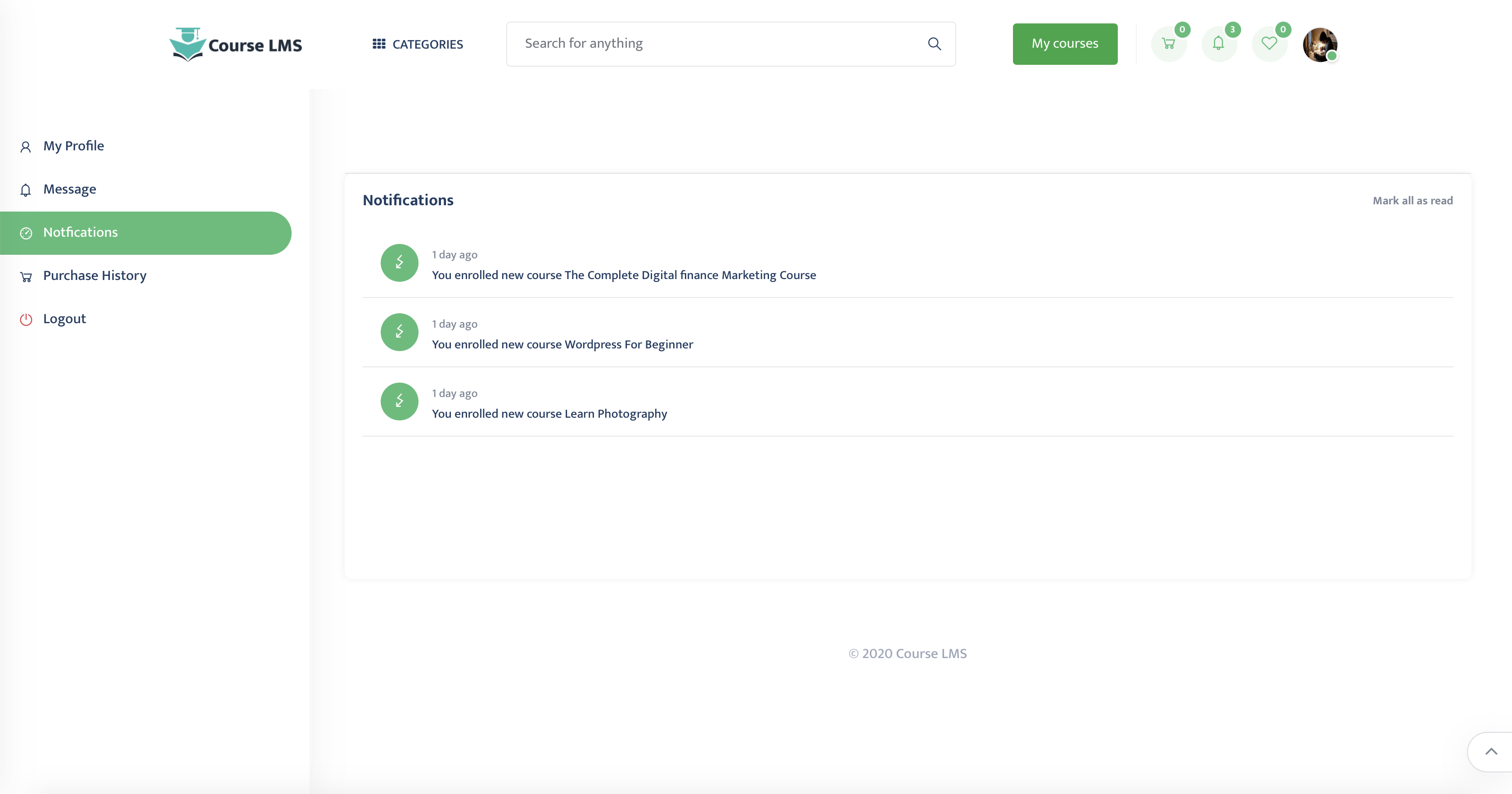Course LMS - Online Learning Management System by softtech-it | CodeCanyon