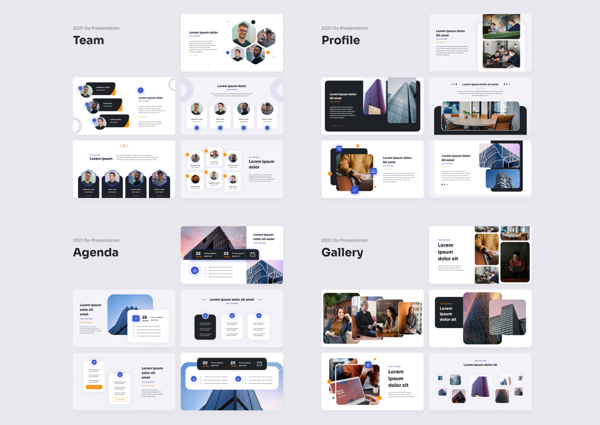 Go - Multipurpose Google Slides Presentation, Presentation Templates