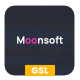 Moonsoft - Gaming Studio Google Slides Template, Presentation Templates
