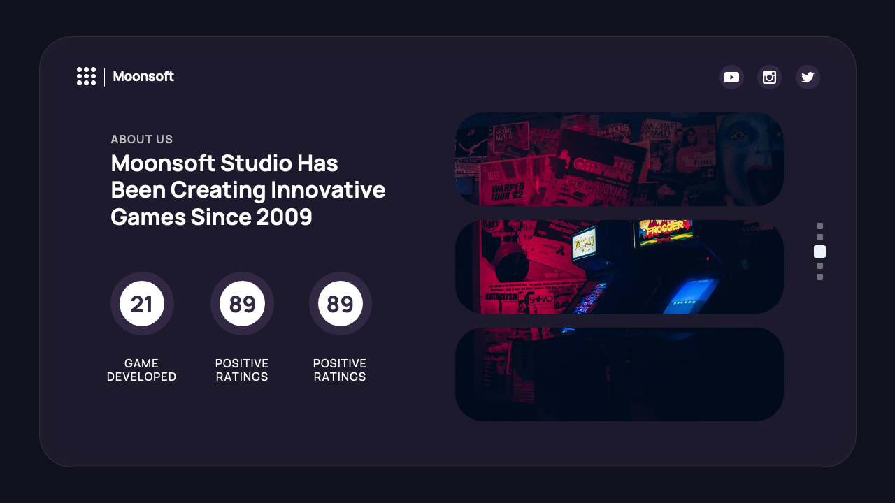 Moonsoft - Gaming Studio Keynote Template, Presentation Templates ...