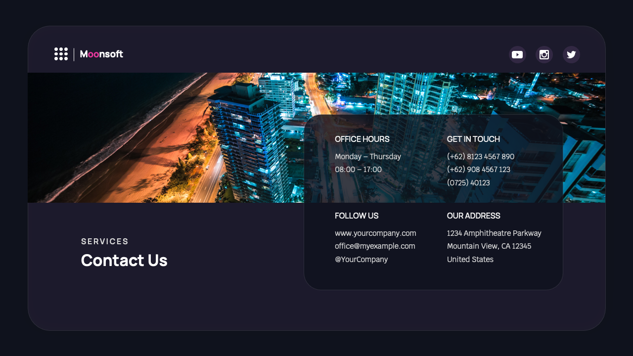 Moonsoft - Gaming Studio PowerPoint Template, Presentation Templates