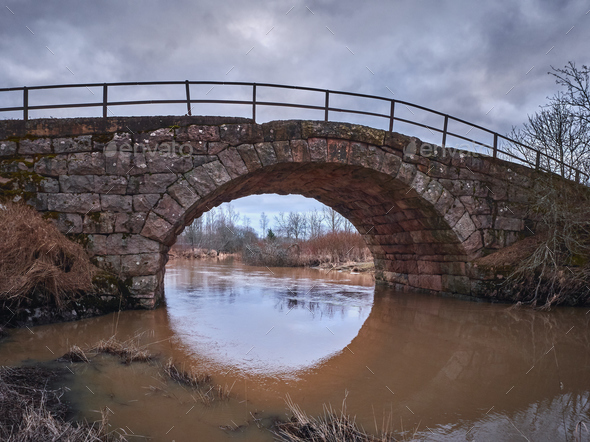 Old stone bridge in Europe. Stock Photo by RomanBeliakov | PhotoDune