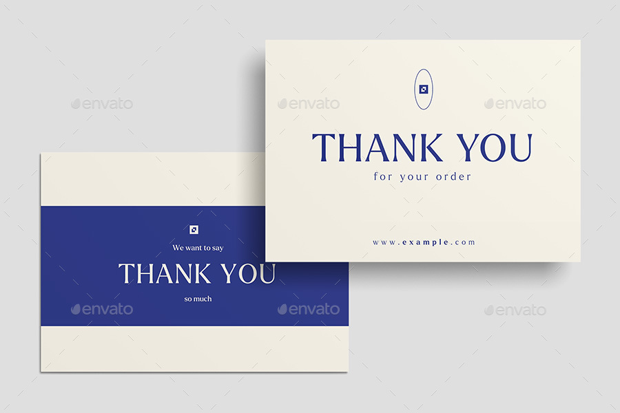 Thank You Card Template, Print Templates | GraphicRiver