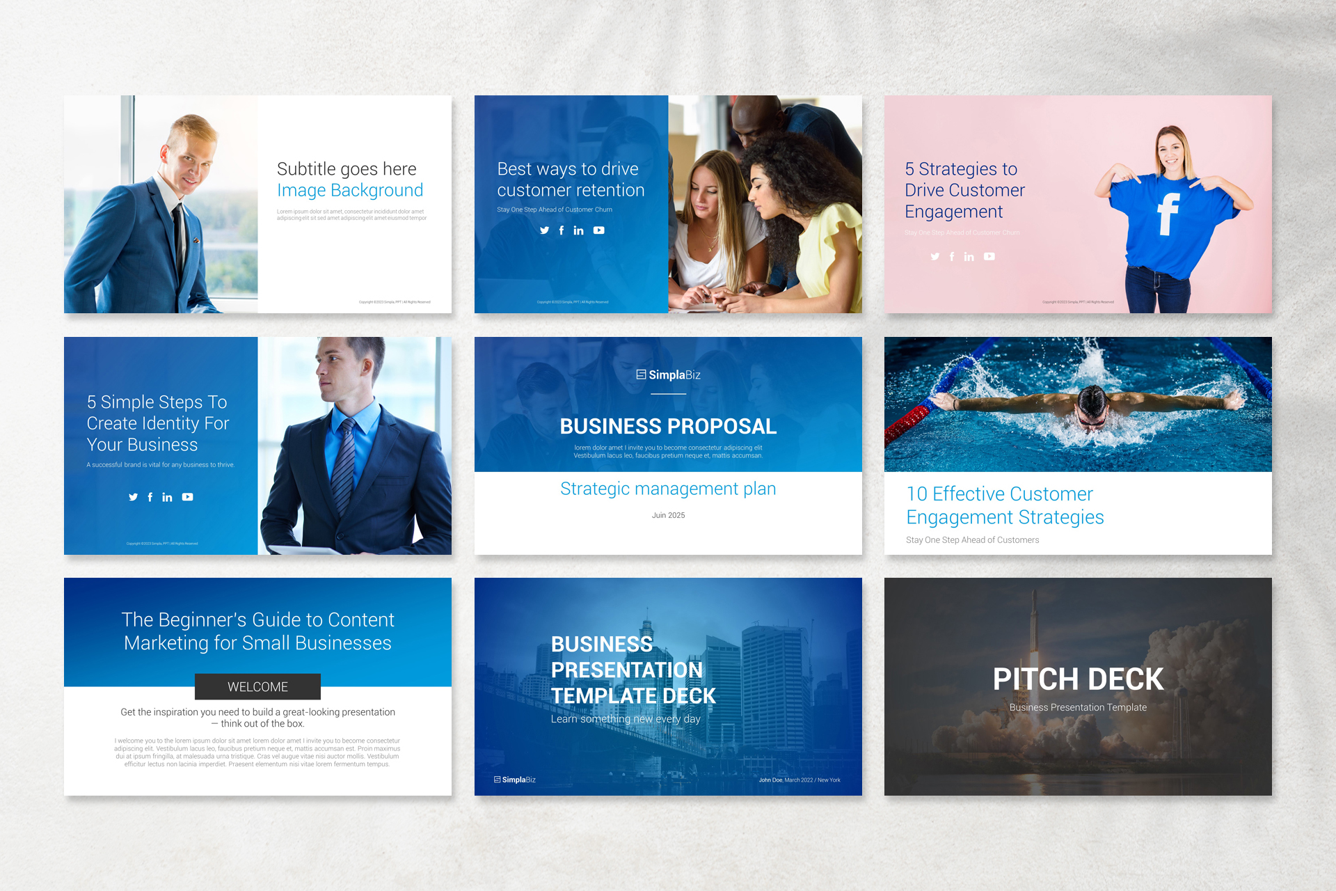 Simpla - Business PowerPoint Template, Presentation Templates ...