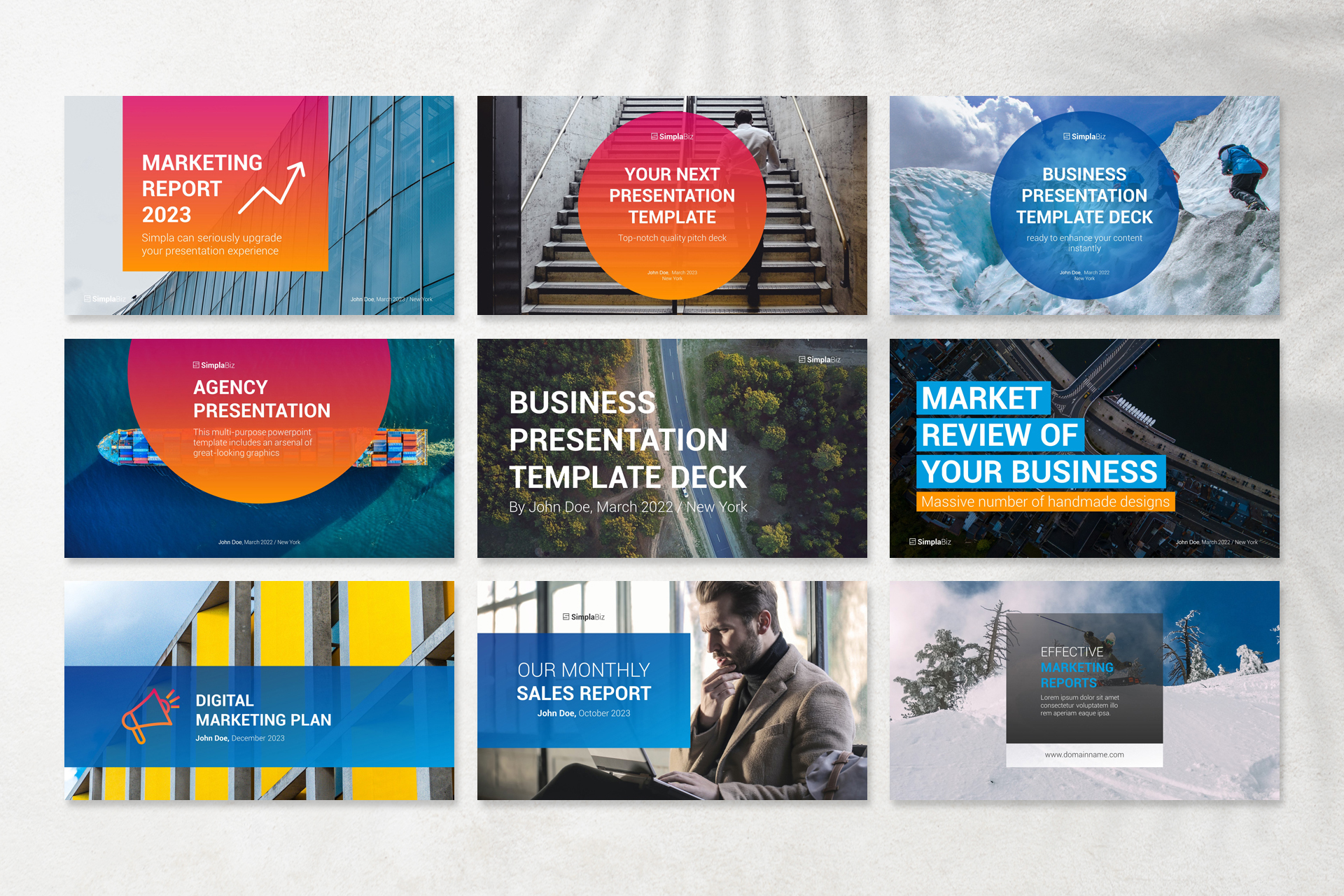 Simpla - Business PowerPoint Template, Presentation Templates ...