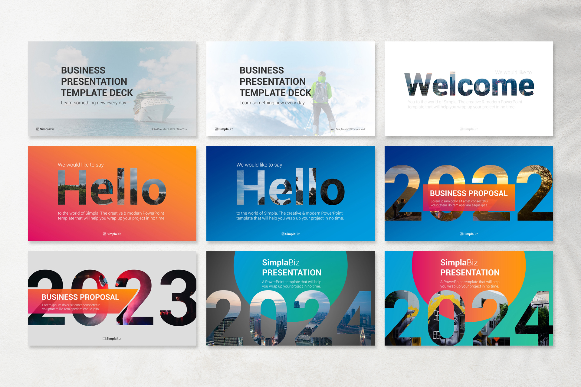 Simpla - Business PowerPoint Template, Presentation Templates ...