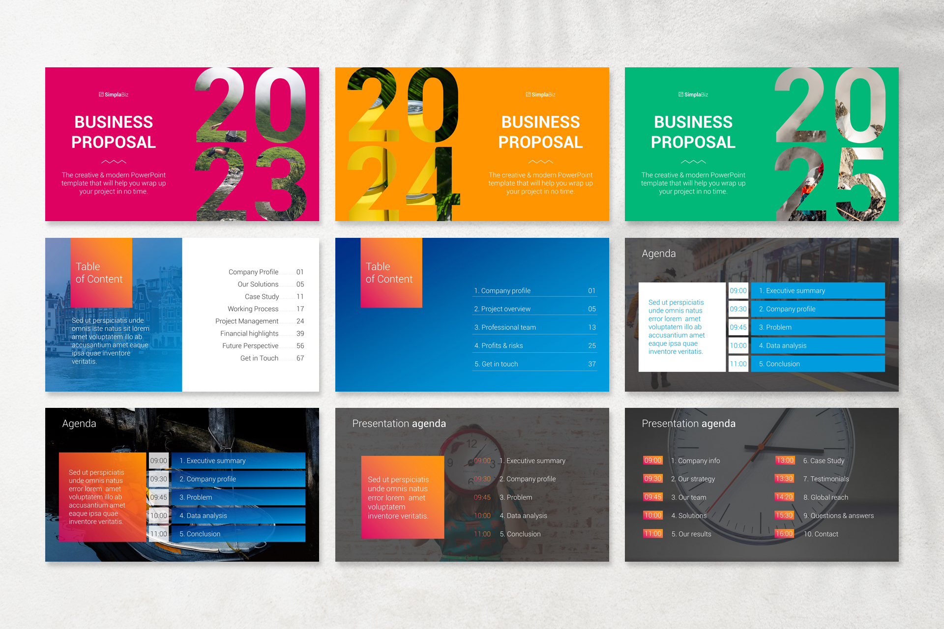 Simpla - Business PowerPoint Template, Presentation Templates ...