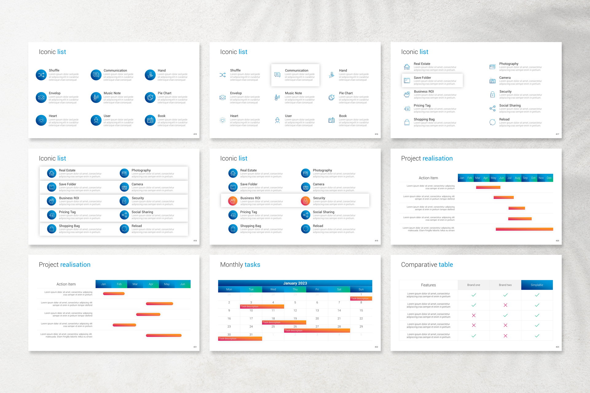Simpla - Business PowerPoint Template, Presentation Templates ...