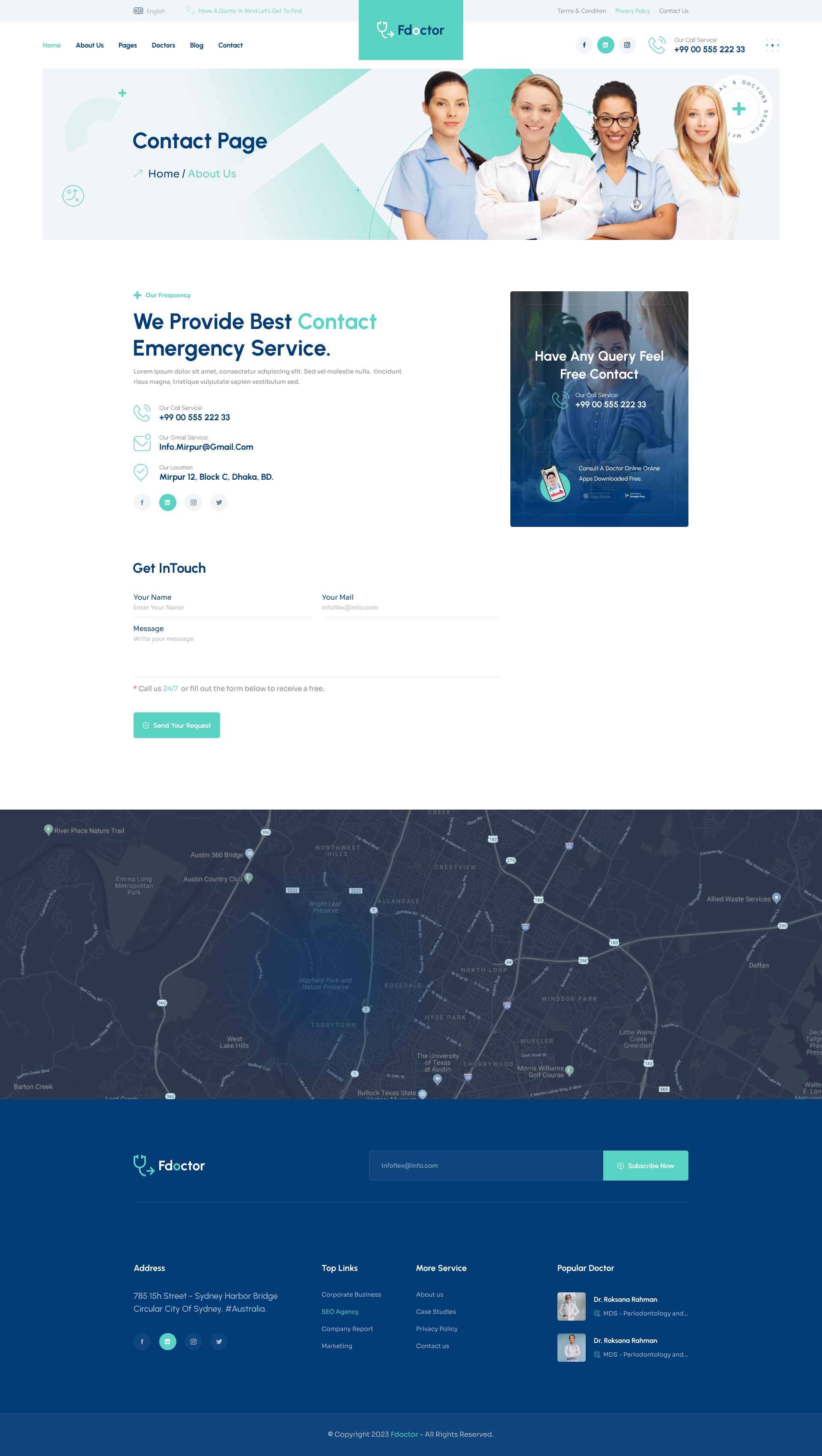 Fdoctor - Medical & Doctors Directory Listing Figma Template by ...