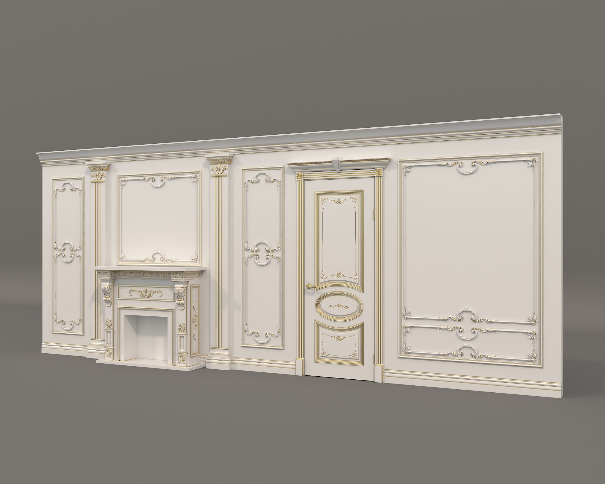 European Style Interior Wall Decoration 11 by nhattuankts | 3DOcean