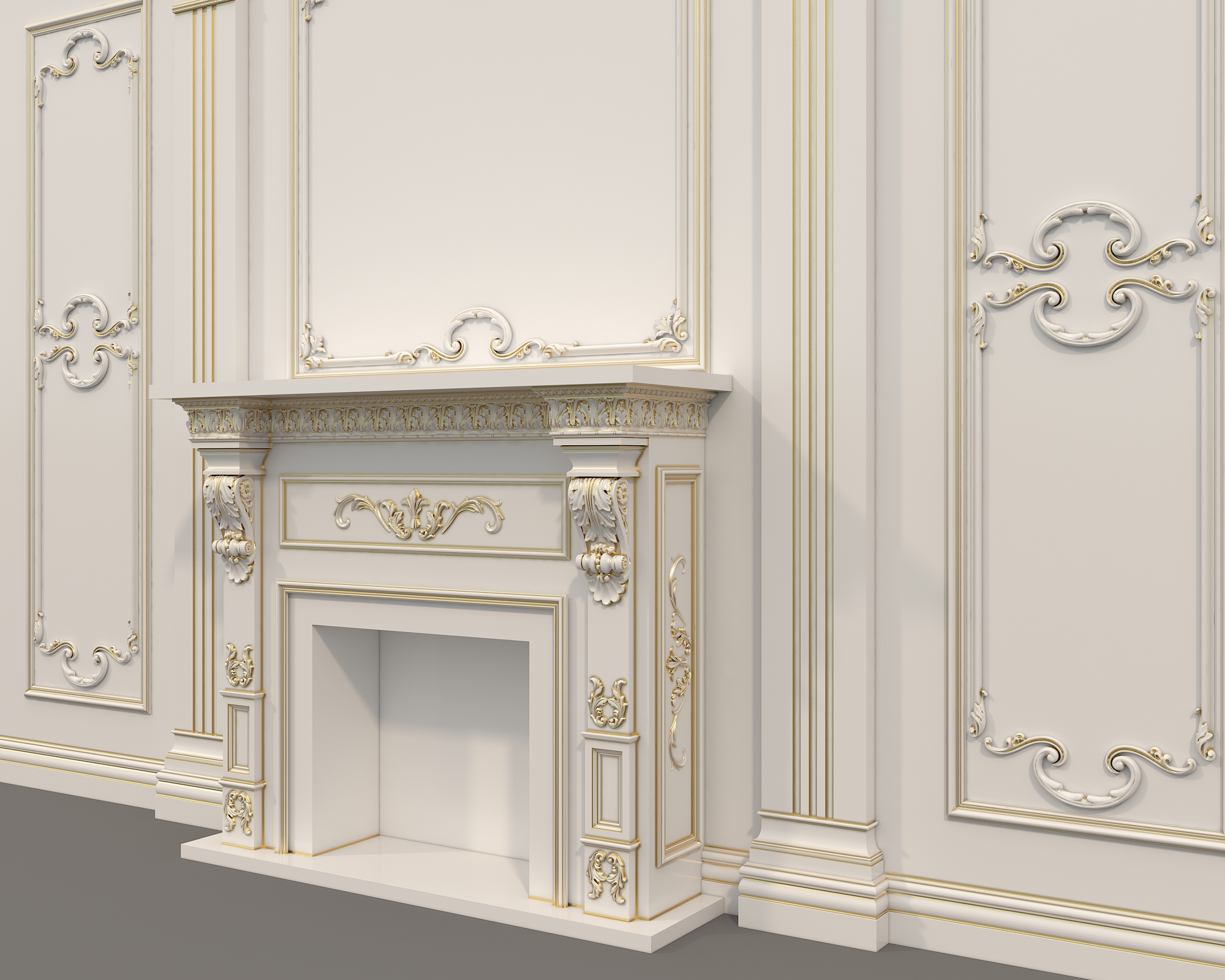 European Style Interior Wall Decoration 11 by nhattuankts | 3DOcean