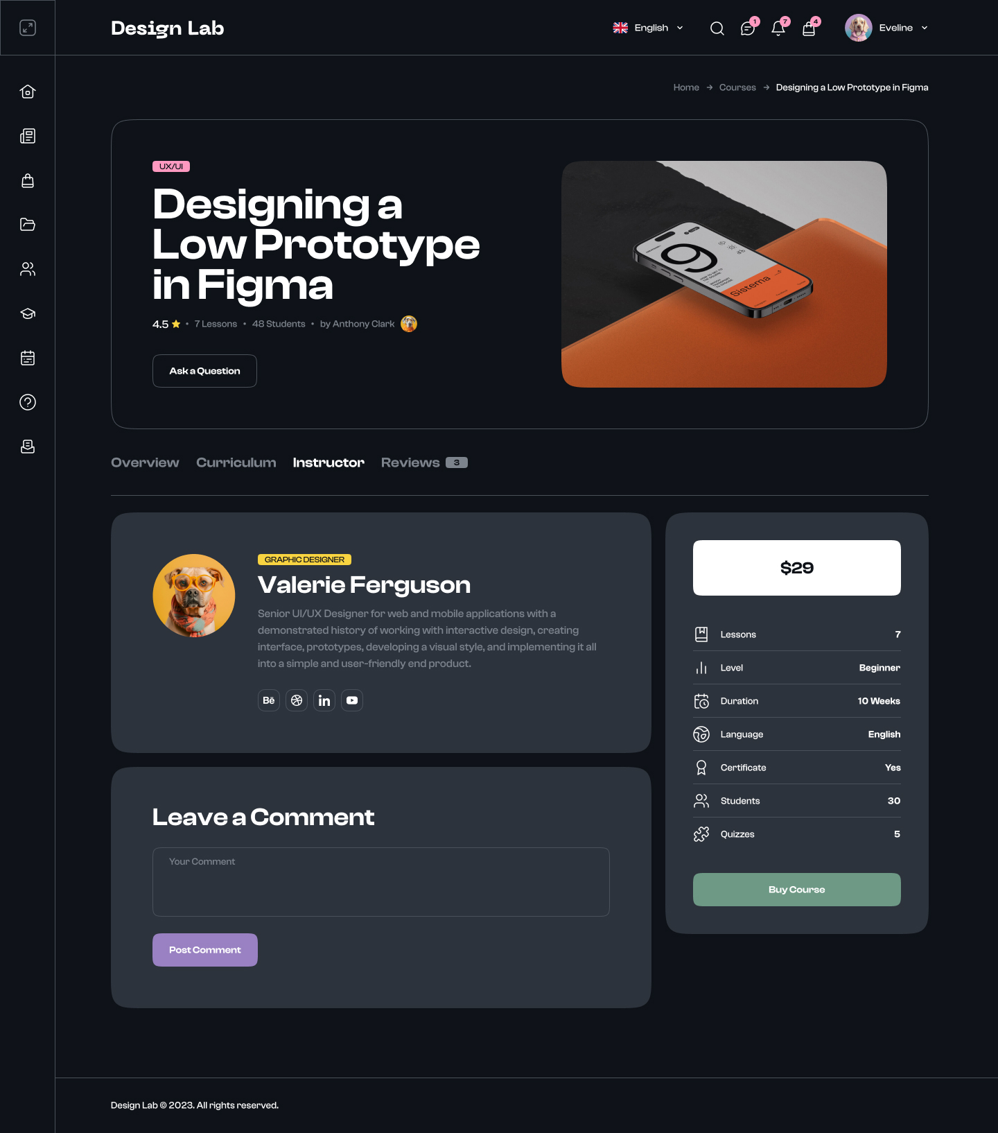 Design Lab - Social Network & Community Figma Template by Templines