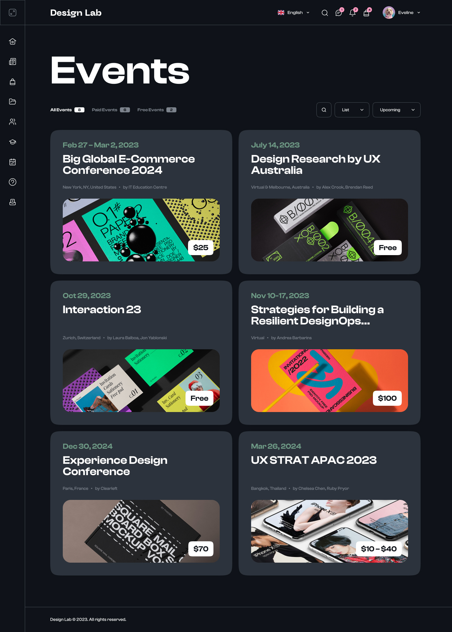 Design Lab - Social Network & Community Figma Template by Templines