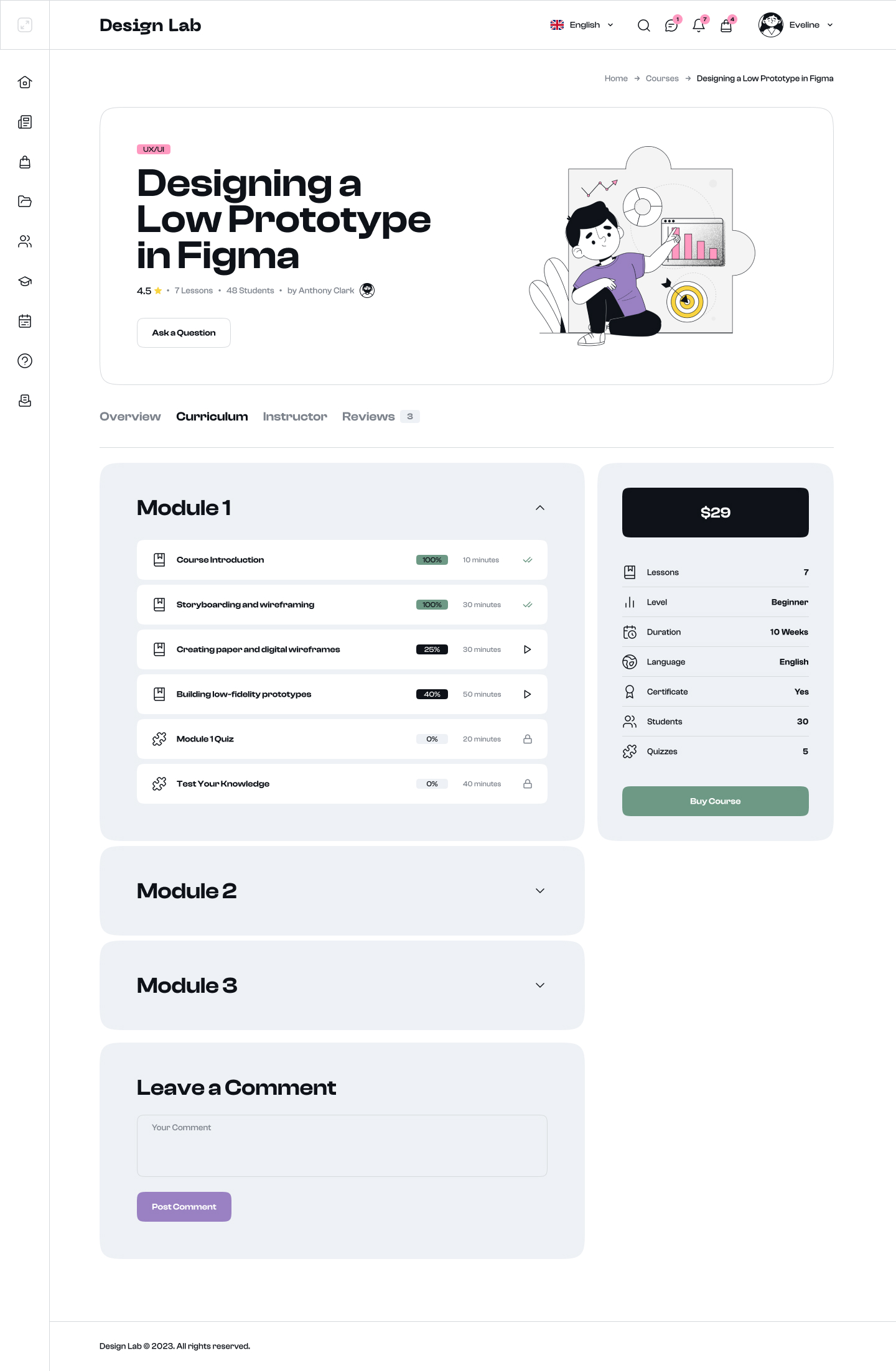 Design Lab - Social Network & Community Figma Template by Templines