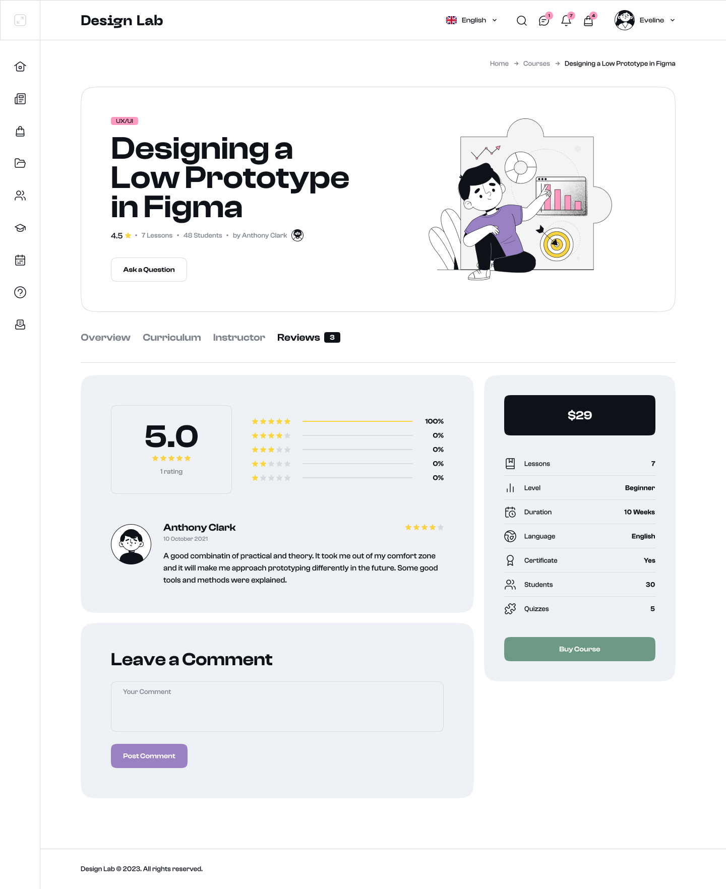 Design Lab - Social Network & Community Figma Template by Templines