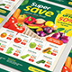 Product Flyer - Supermarket Promotion Flyer Template, Print Templates