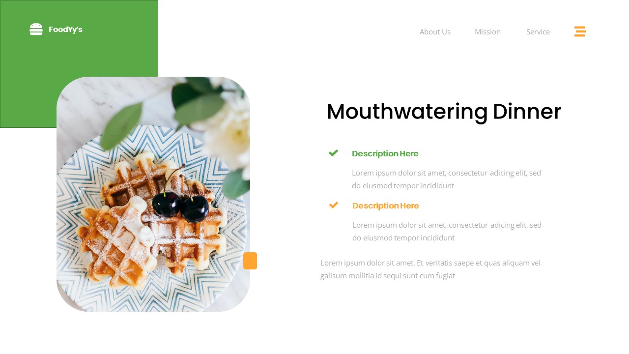 Food Google Slide Template, Presentation Templates | GraphicRiver