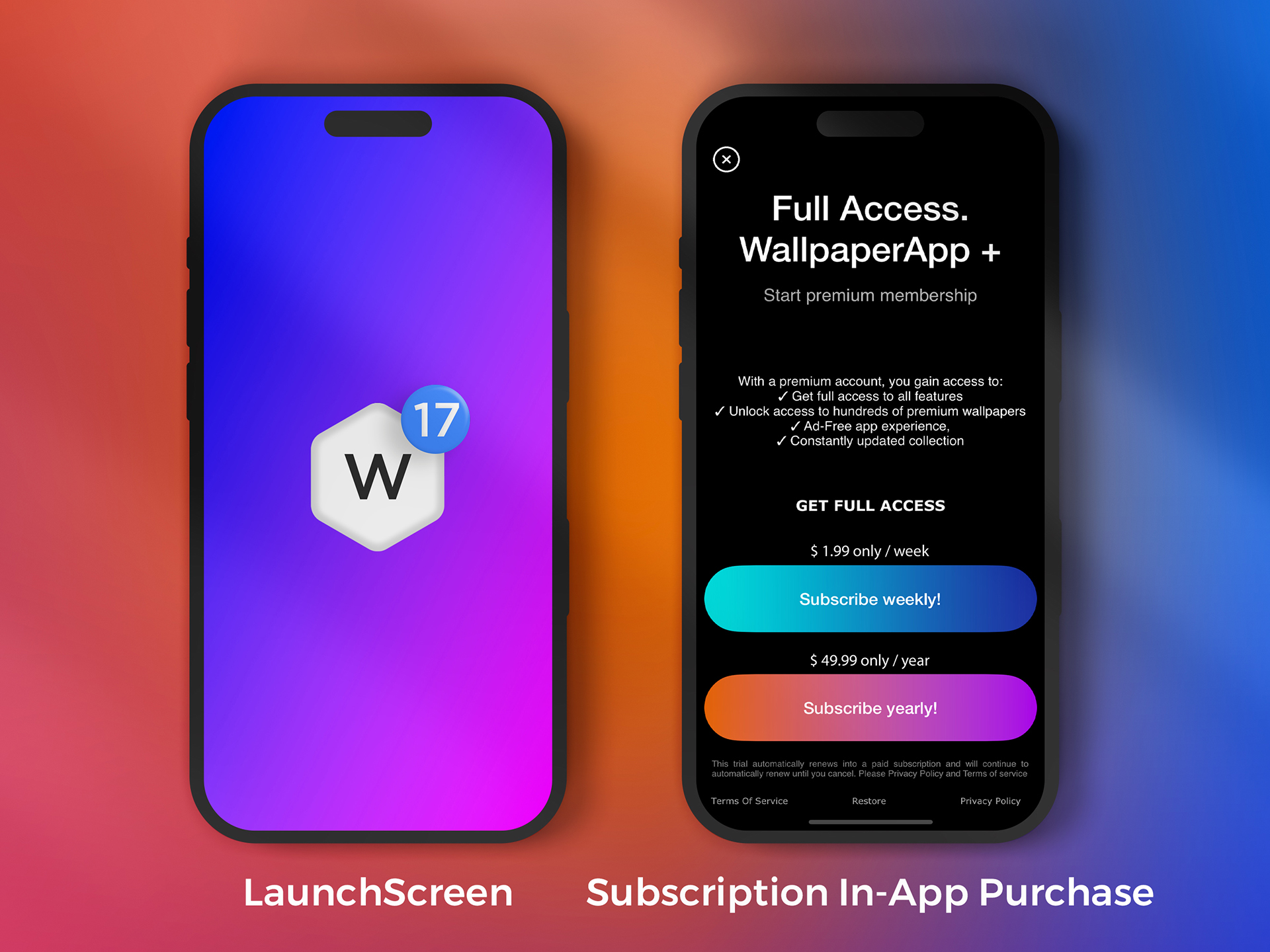 Full-Featured iOS Wallpaper App - Swift Based, AdMob & In-app Purchase Integrated, Full Source ...