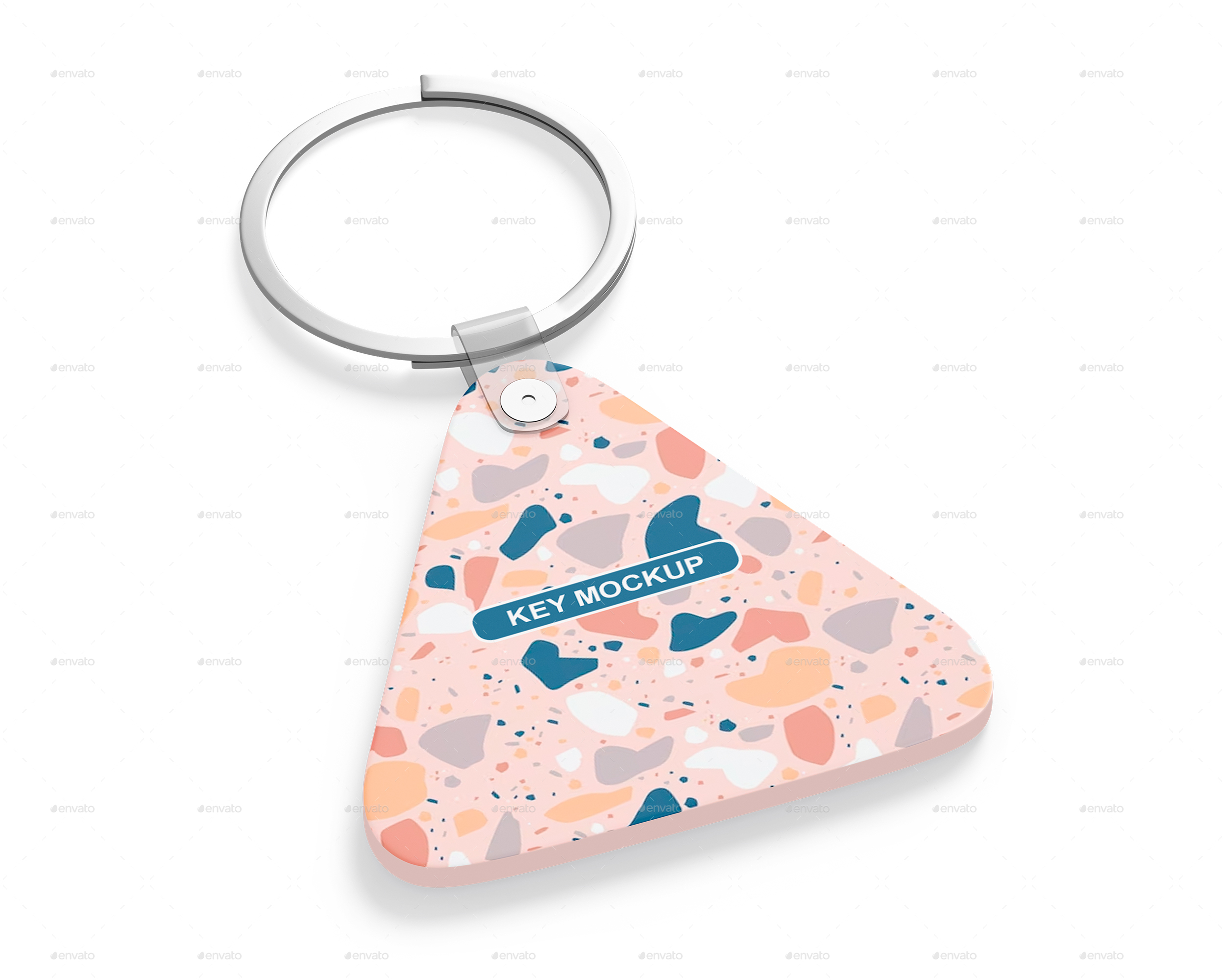 Triangle Shape Keychain Mockup, Graphics | GraphicRiver