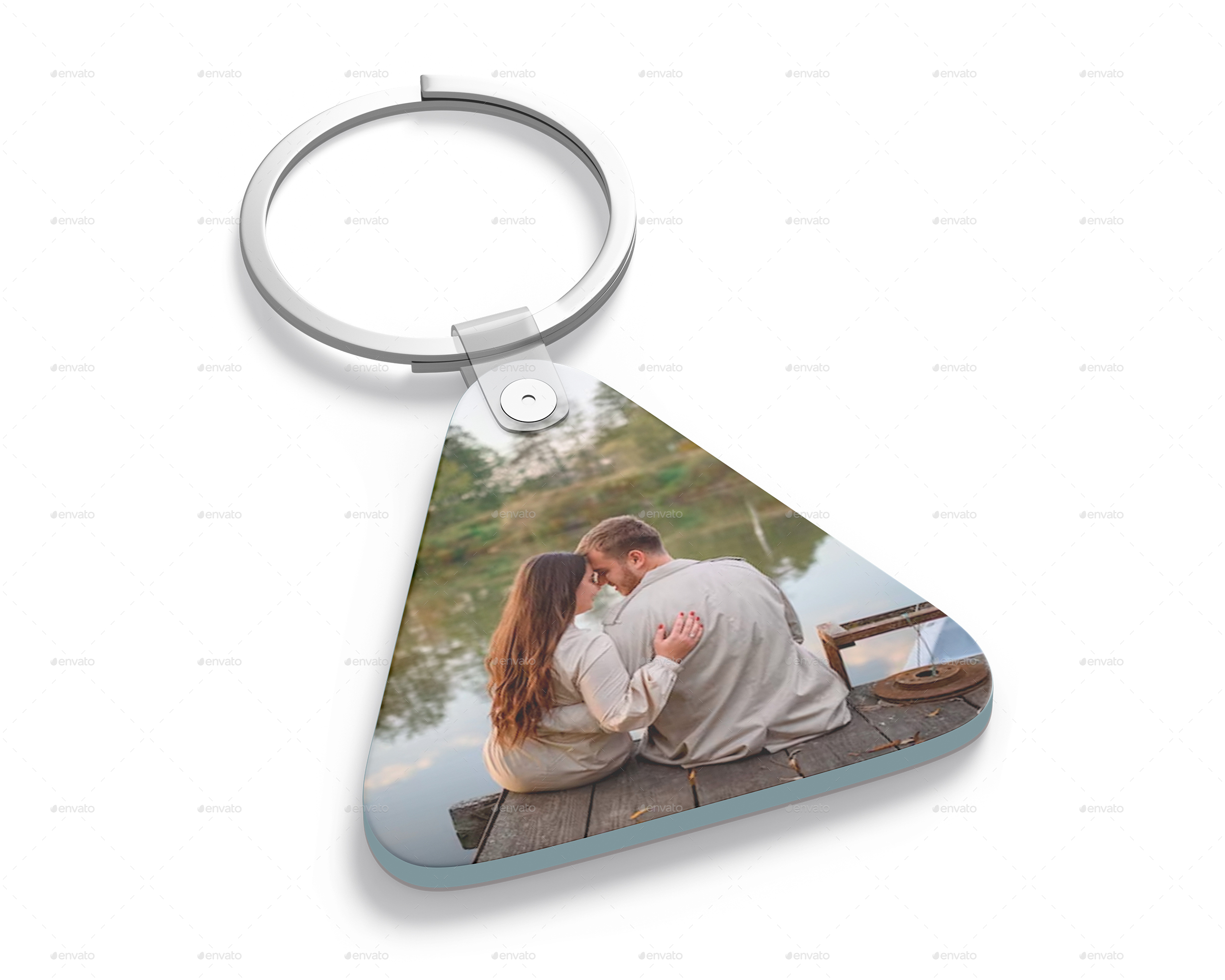 Triangle Shape Keychain Mockup, Graphics | GraphicRiver