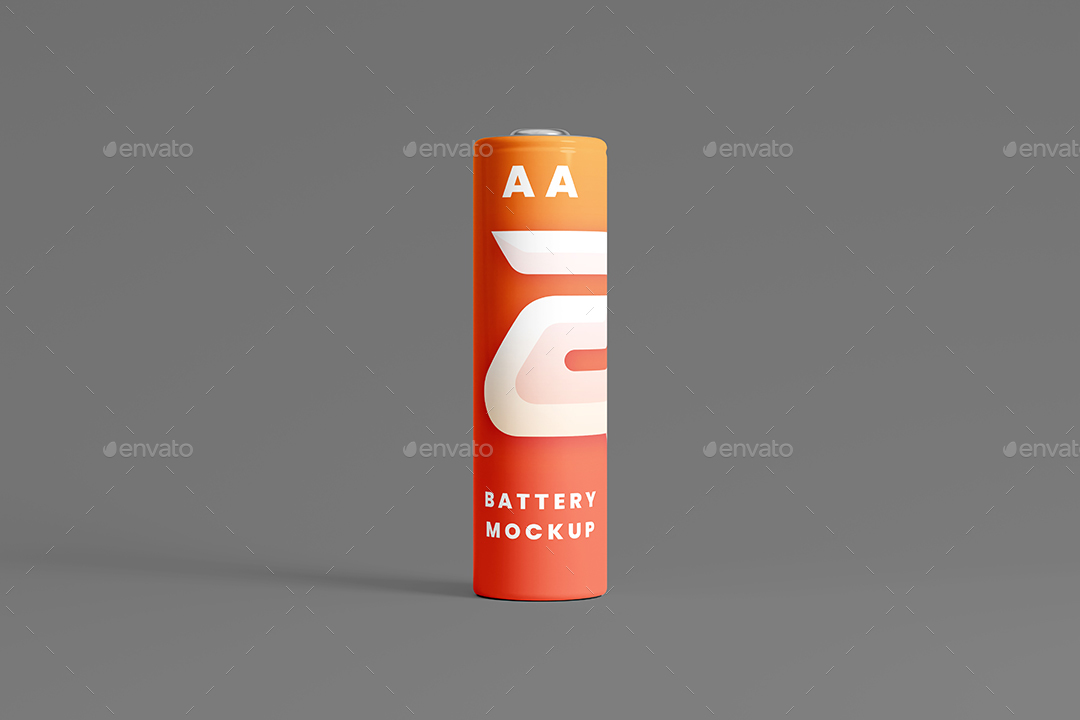 AA Battery Mockup, Graphics | GraphicRiver