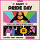Happy Pride Day Flyer, Print Templates | GraphicRiver