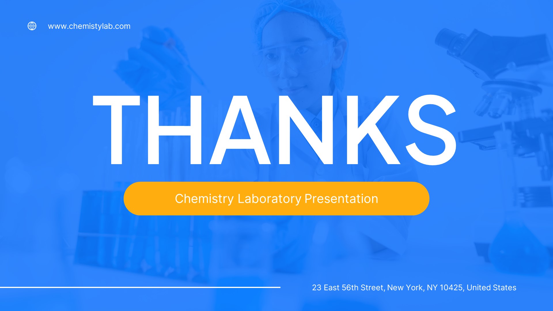 Chemisty - Chemistry Laboratory PowerPoint Template, Presentation Templates