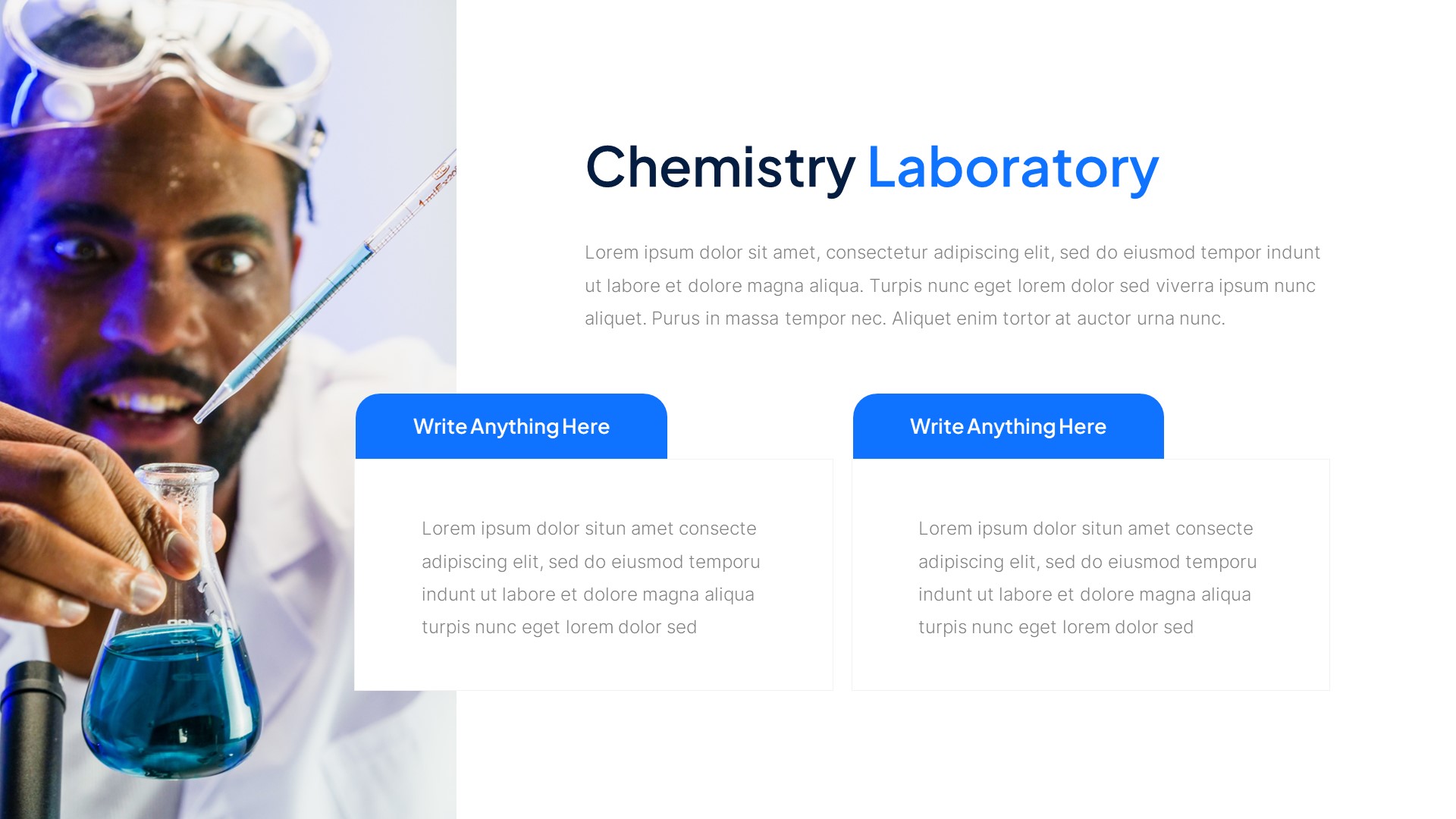 Chemisty - Chemistry Laboratory PowerPoint Template, Presentation Templates