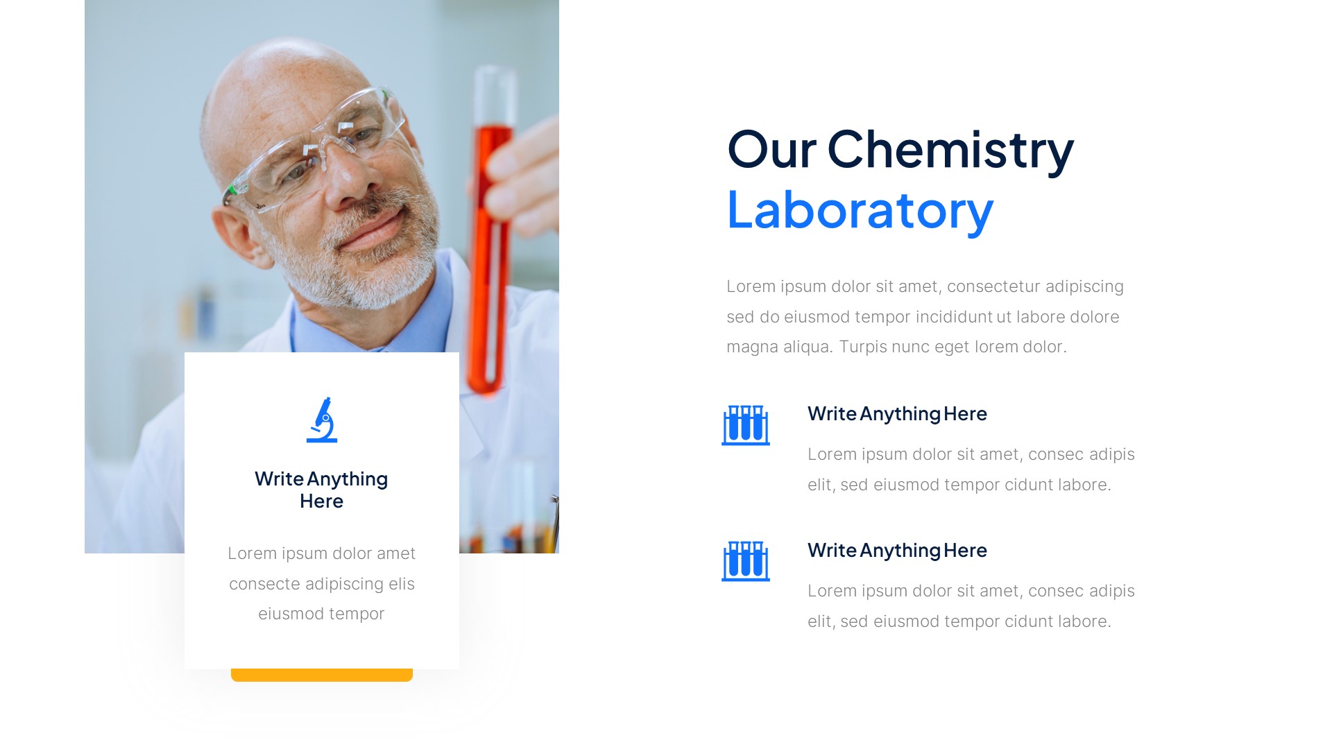 Chemisty - Chemistry Laboratory Google Slides Template, Presentation ...