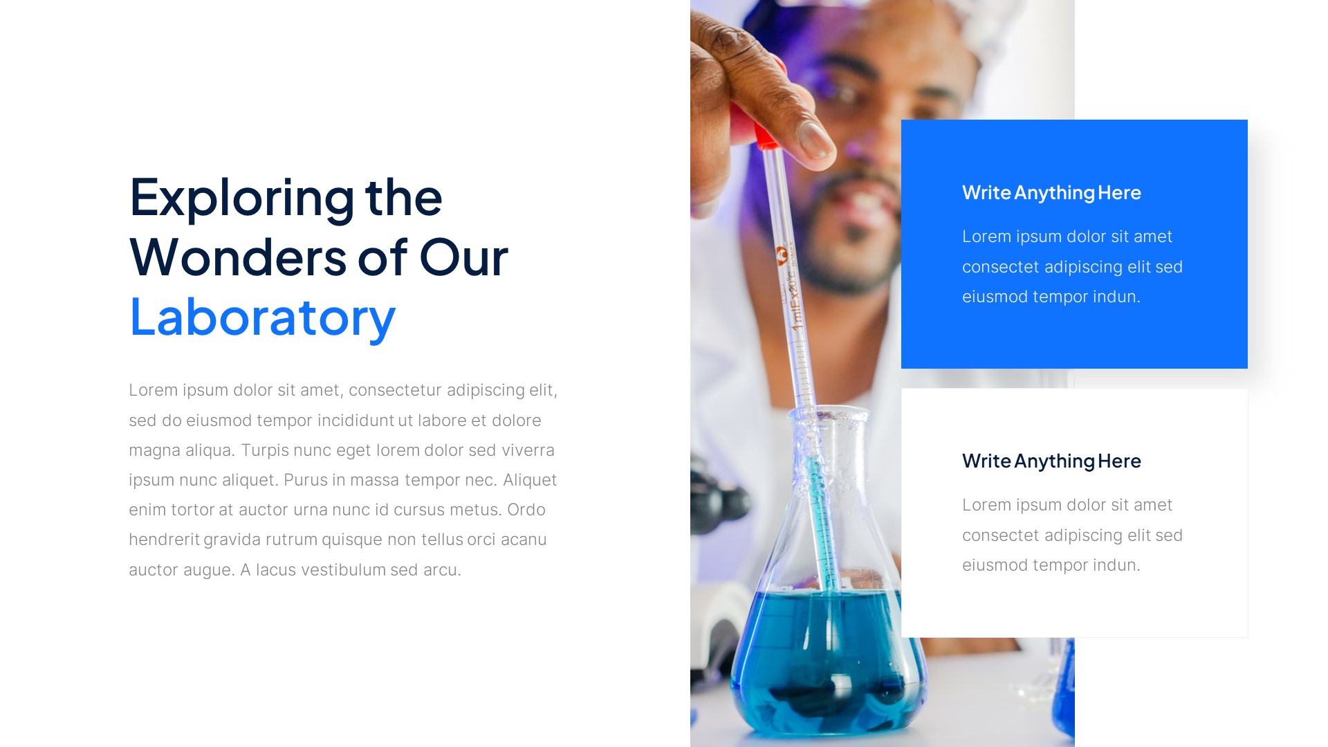 Chemisty - Chemistry Laboratory Google Slides Template, Presentation ...