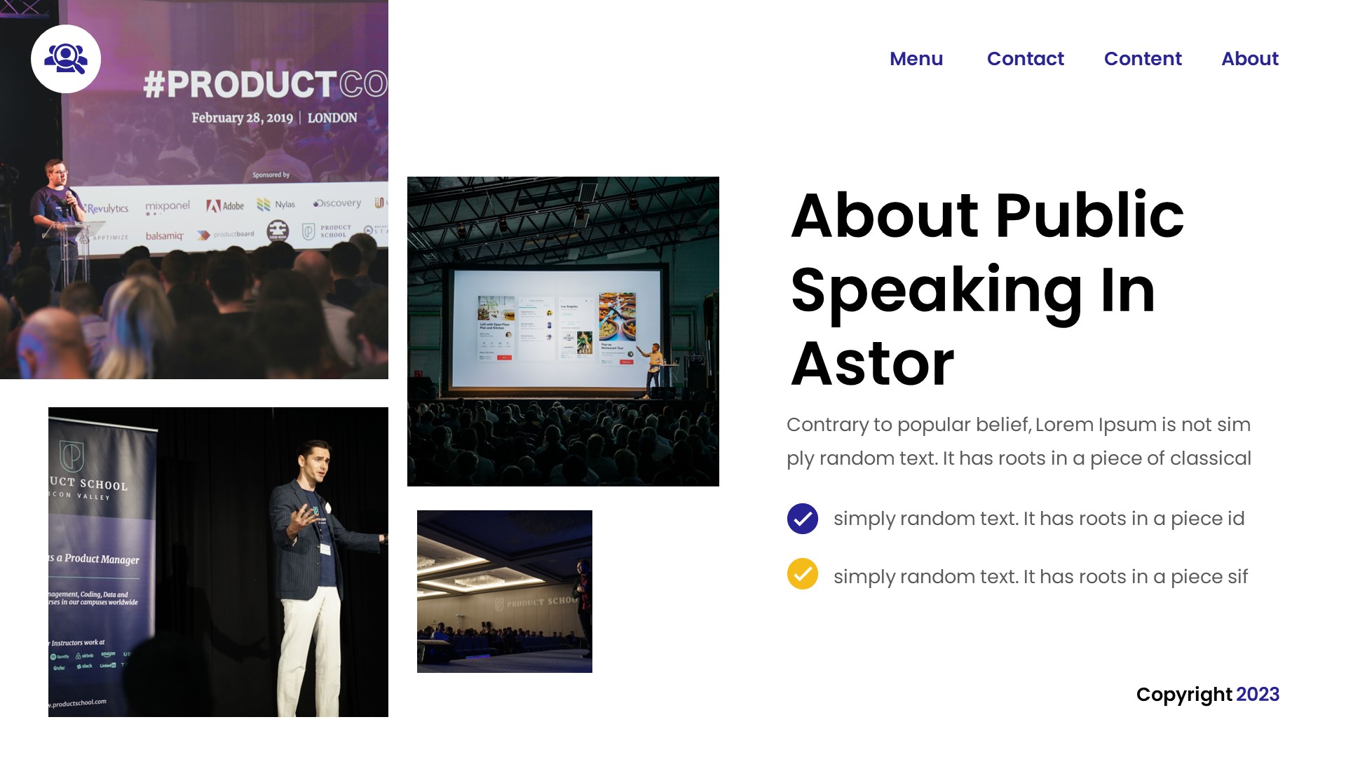 Astor - Public Speaking Marketing Business Google Slides Template ...