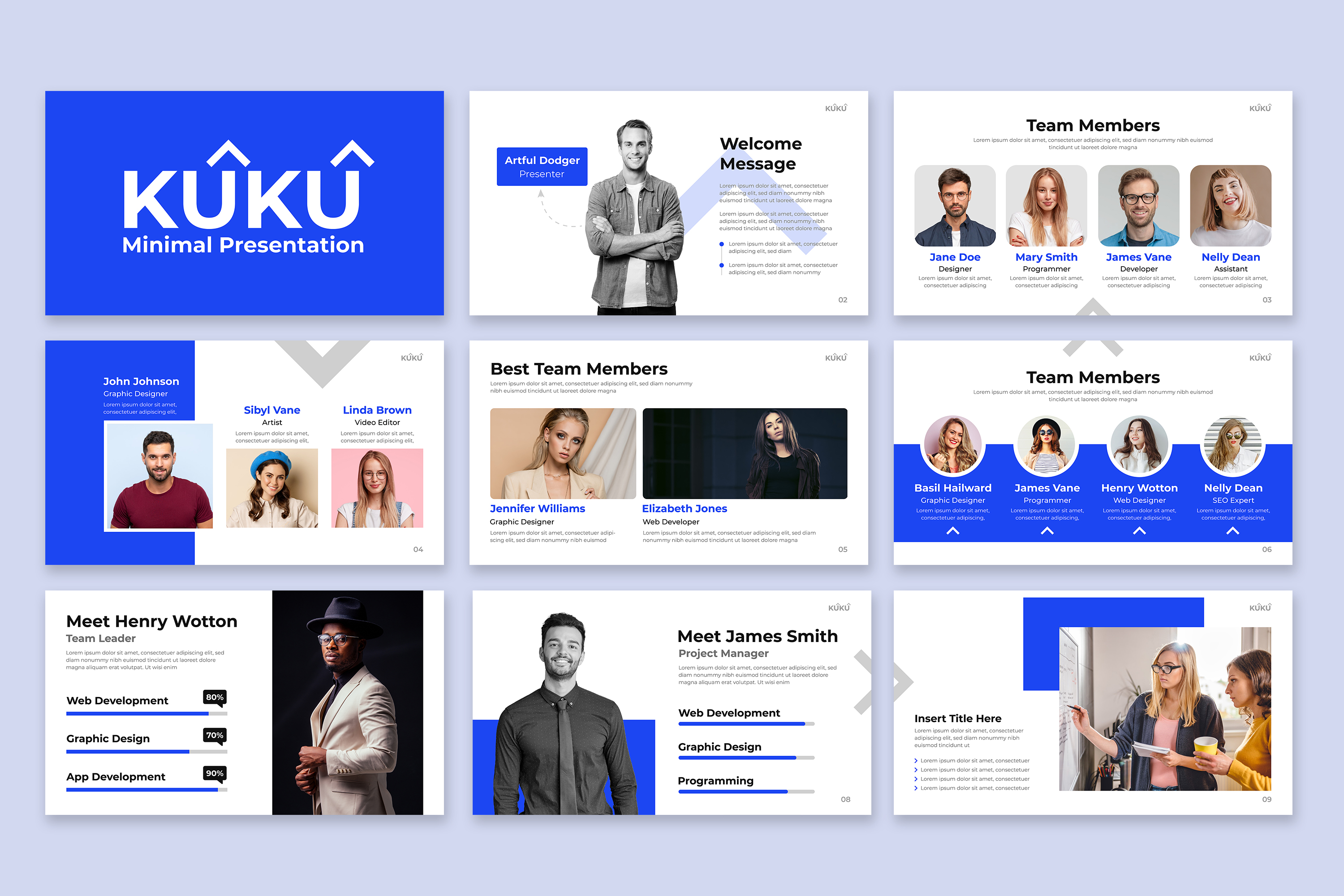 KUKU Minimal Presentation template, Presentation Templates | GraphicRiver