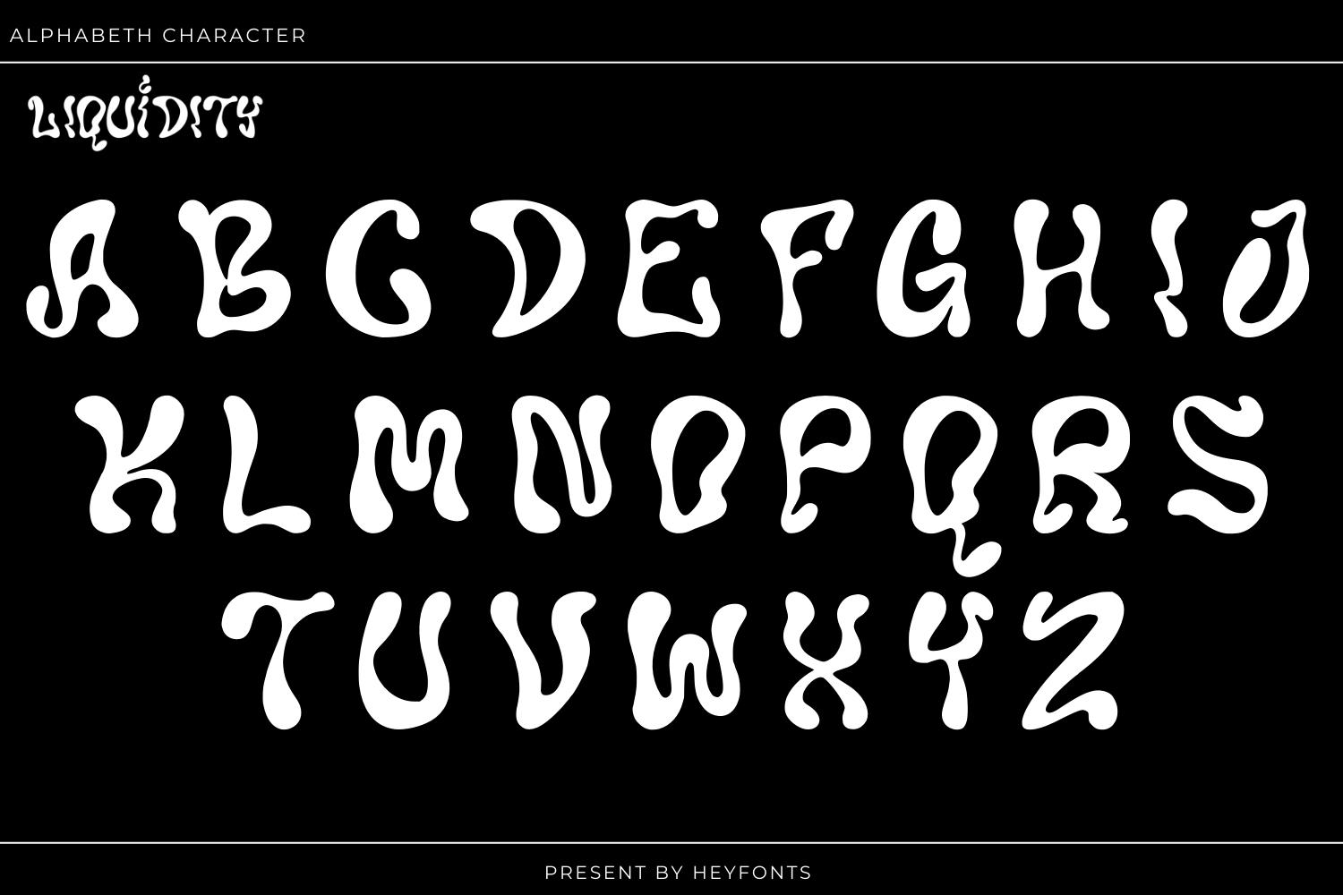 Liquidity - Liquid Display Font, Fonts | GraphicRiver