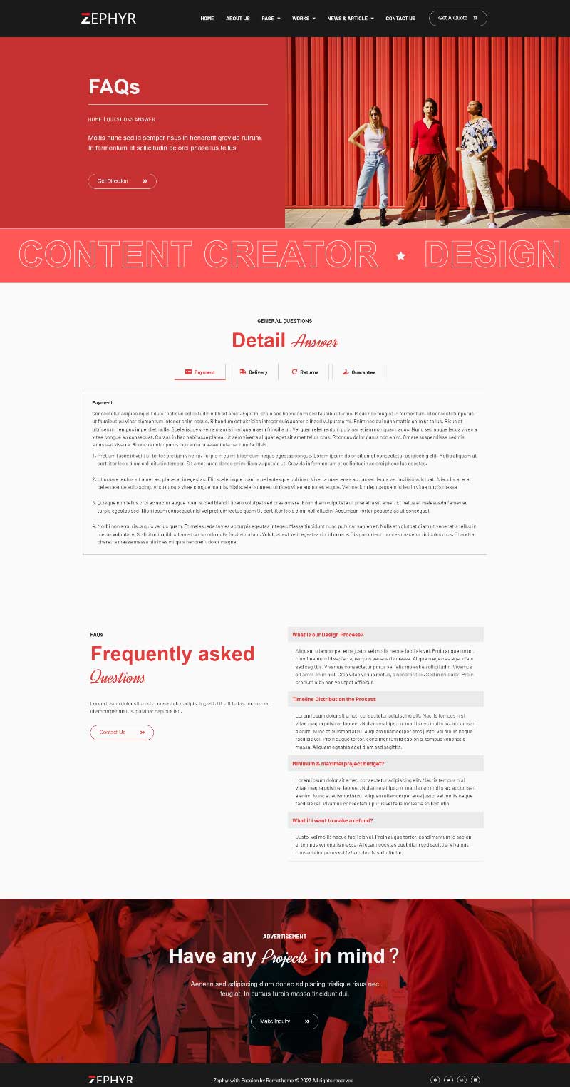 Zephyr - Creative Digital Agency Elementor Template Kit by Rometheme