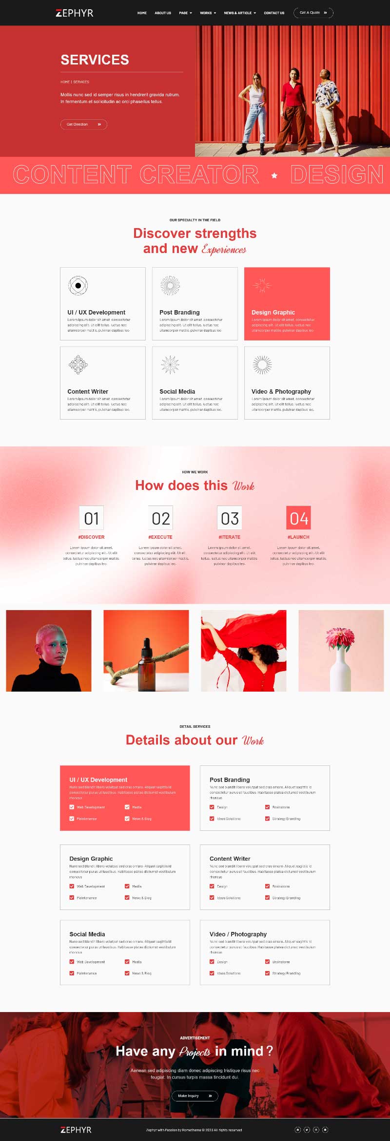 Zephyr - Creative Digital Agency Elementor Template Kit by Rometheme