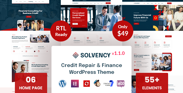 Solvency - Finance & Credit Repair WordPress Theme by rs-theme ...