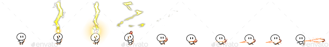 Character Stickman 2D Sprite part3, Game Assets | GraphicRiver