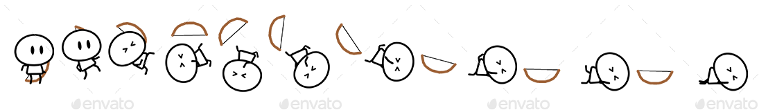 Character Stickman 2D Sprite part3, Game Assets | GraphicRiver