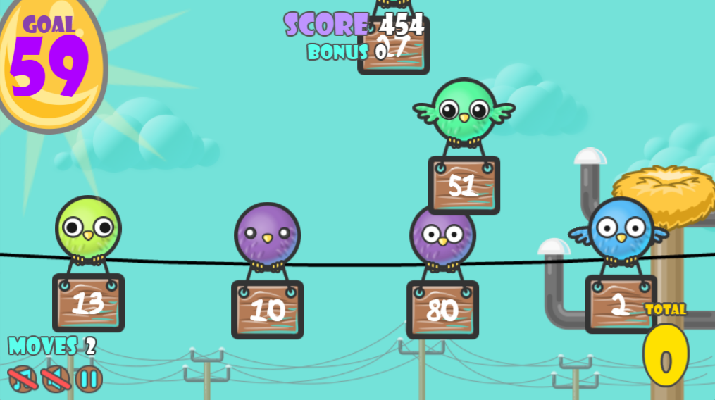 Bird Line Math - HTML5 Math Game (Construct 3) by PlayCoders | CodeCanyon
