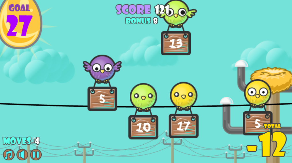 Bird Line Math - HTML5 Math Game (Construct 3) by PlayCoders | CodeCanyon