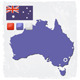 Australia Map Icons And Buttons Set, Vectors | GraphicRiver