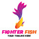 Fighter Fish Logo, Logo Templates | GraphicRiver